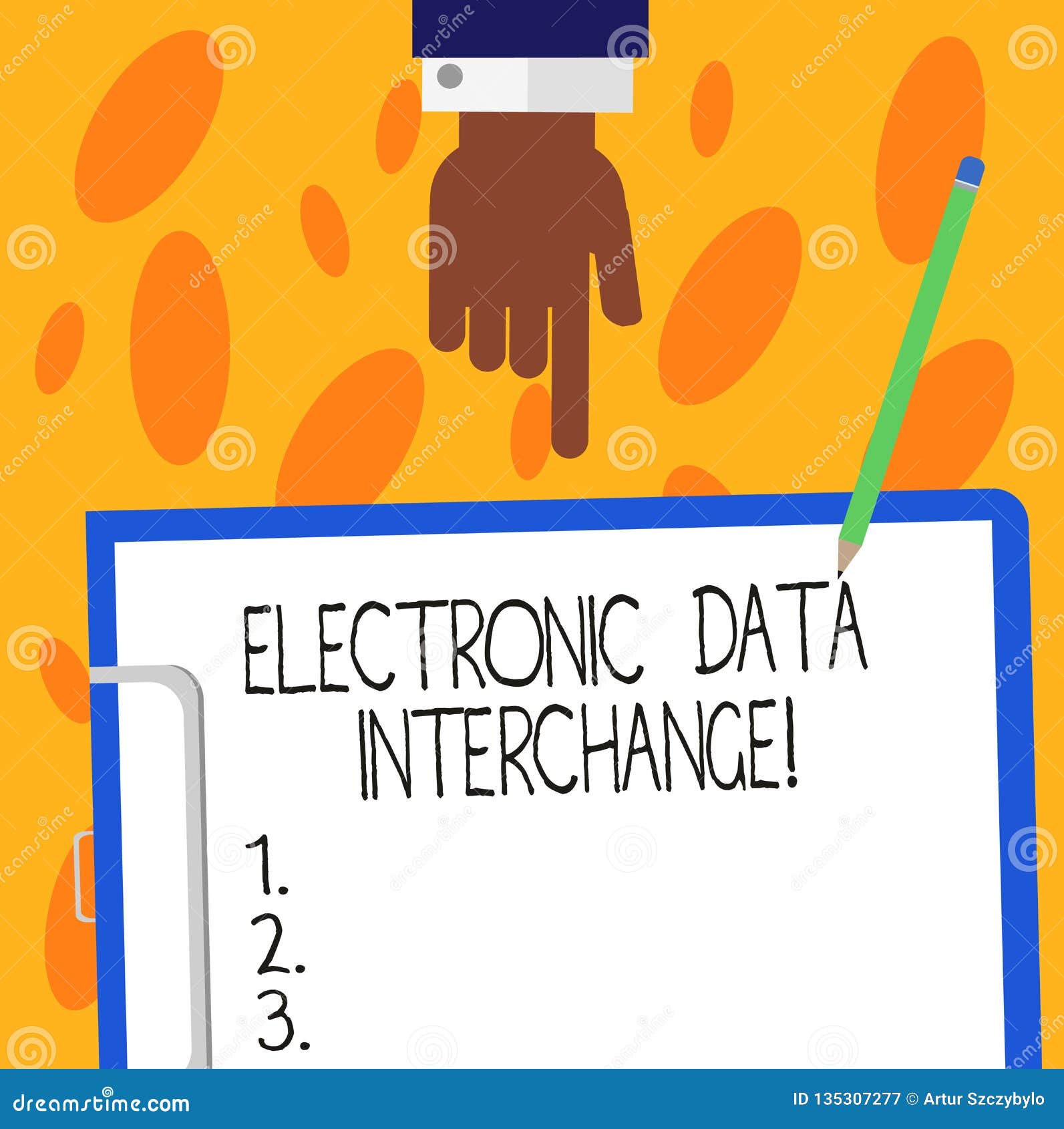 Text Sign Showing Electronic Data Interchange. Conceptual Photo ...