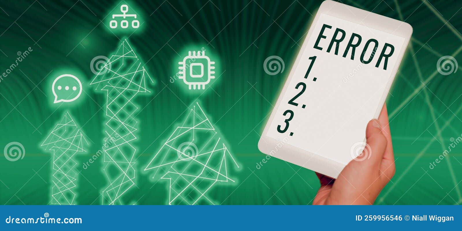Writing Displaying Text Error. Concept Meaning Failure or in Deviation ...