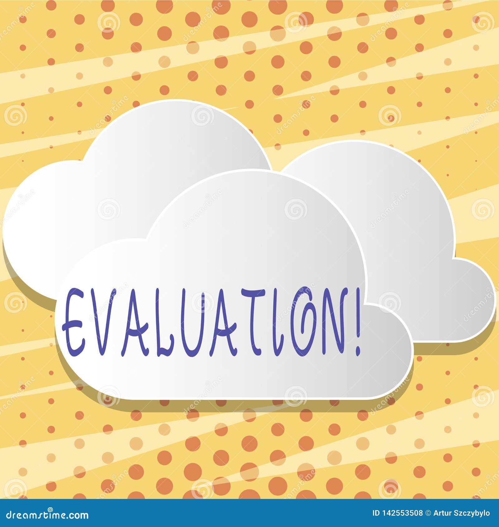 Text Sign Showing Evaluation. Conceptual Photo Judgment Feedback ...