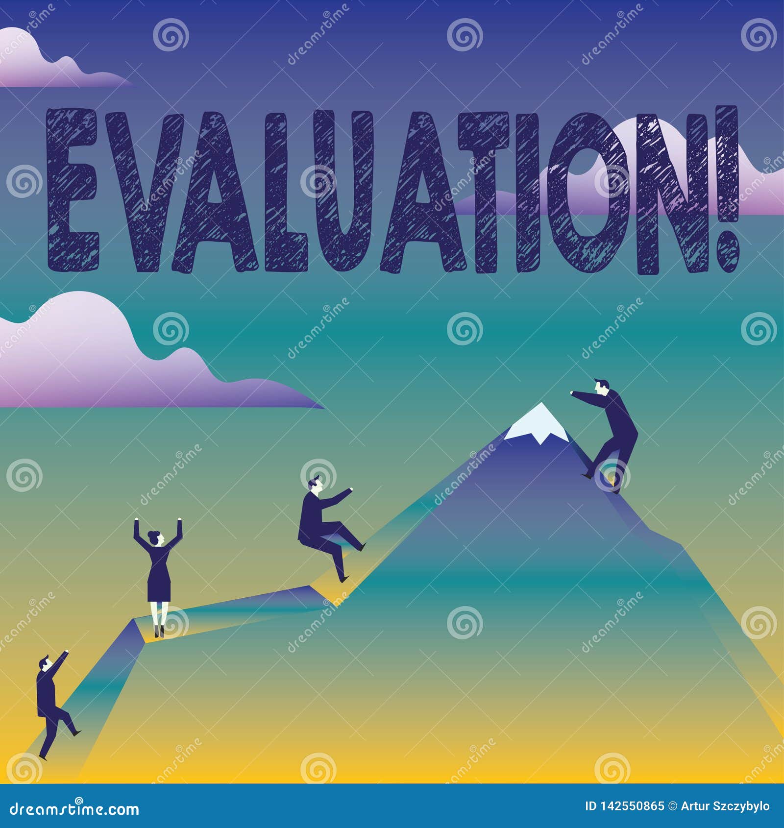 Text Sign Showing Evaluation. Conceptual Photo Judgment Feedback ...