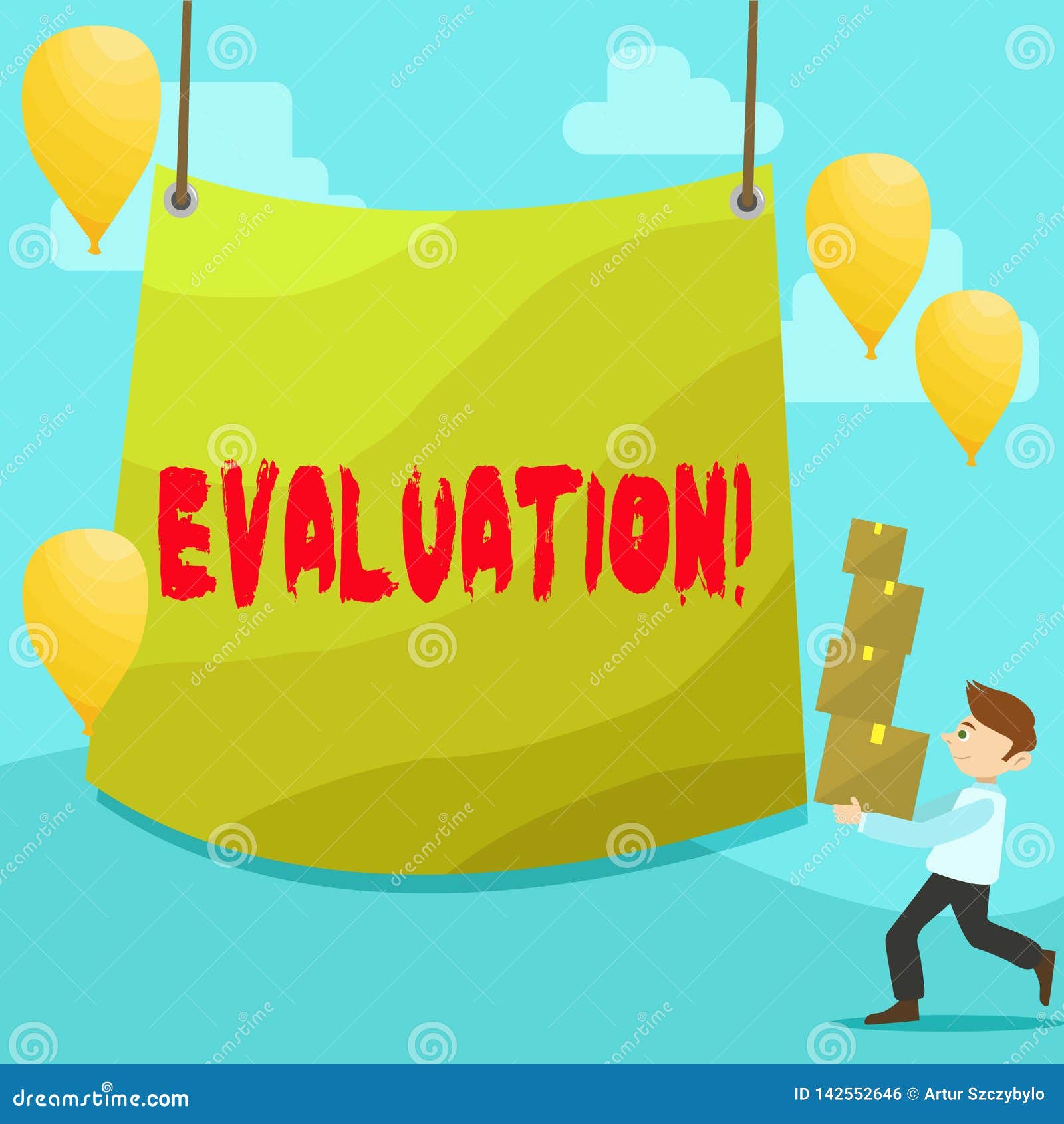 Text Sign Showing Evaluation. Conceptual Photo Judgment Feedback ...