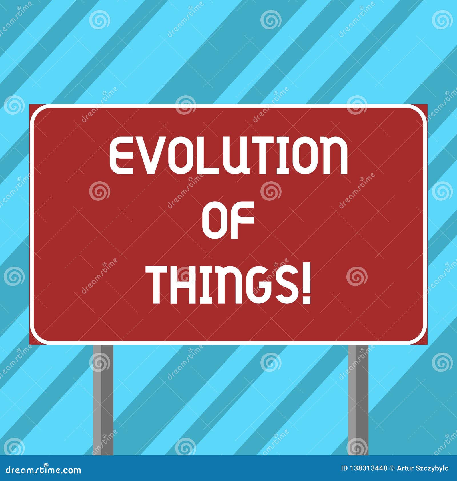 Text Sign Showing Evolution of Things. Conceptual Photo Process Gradual ...