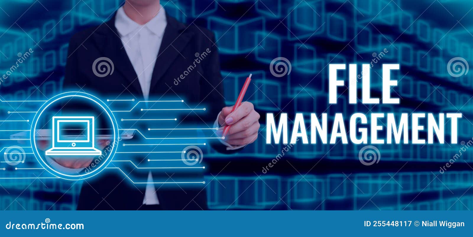 Text Sign Showing File Managementcomputer Program that Provides User ...