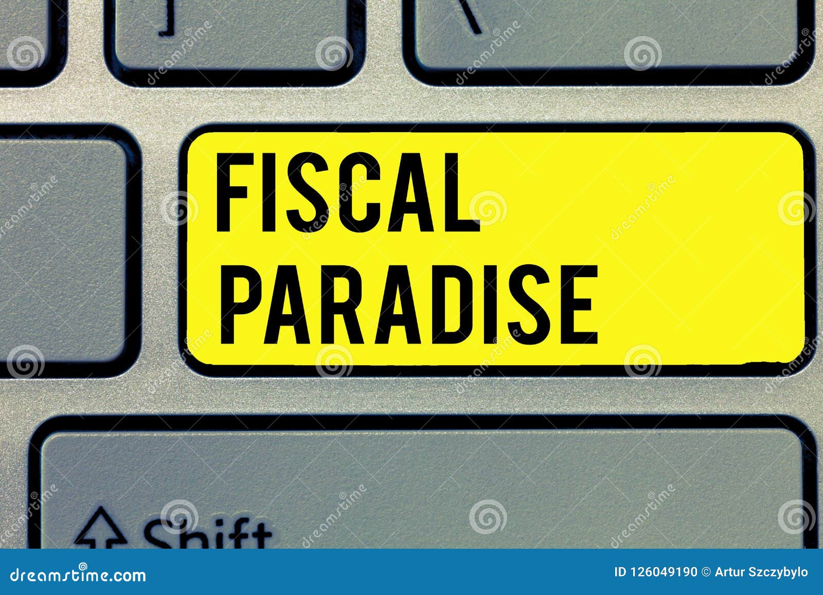 Text Sign Showing Fiscal Paradise. Conceptual Photo the Waste of Public ... Text Sign Showing Fiscal Paradise. Conceptual Photo the Waste of Public ...