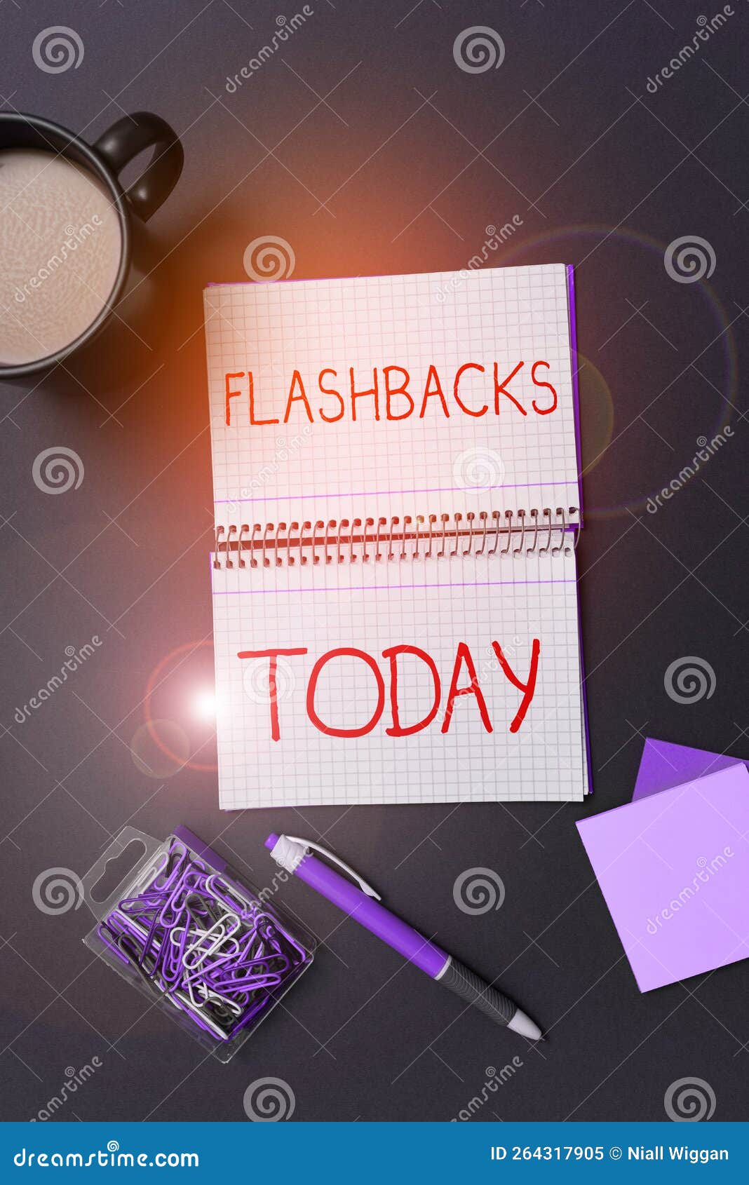 Text Sign Showing Flashbacks. Word for Interruption of Chronological ...