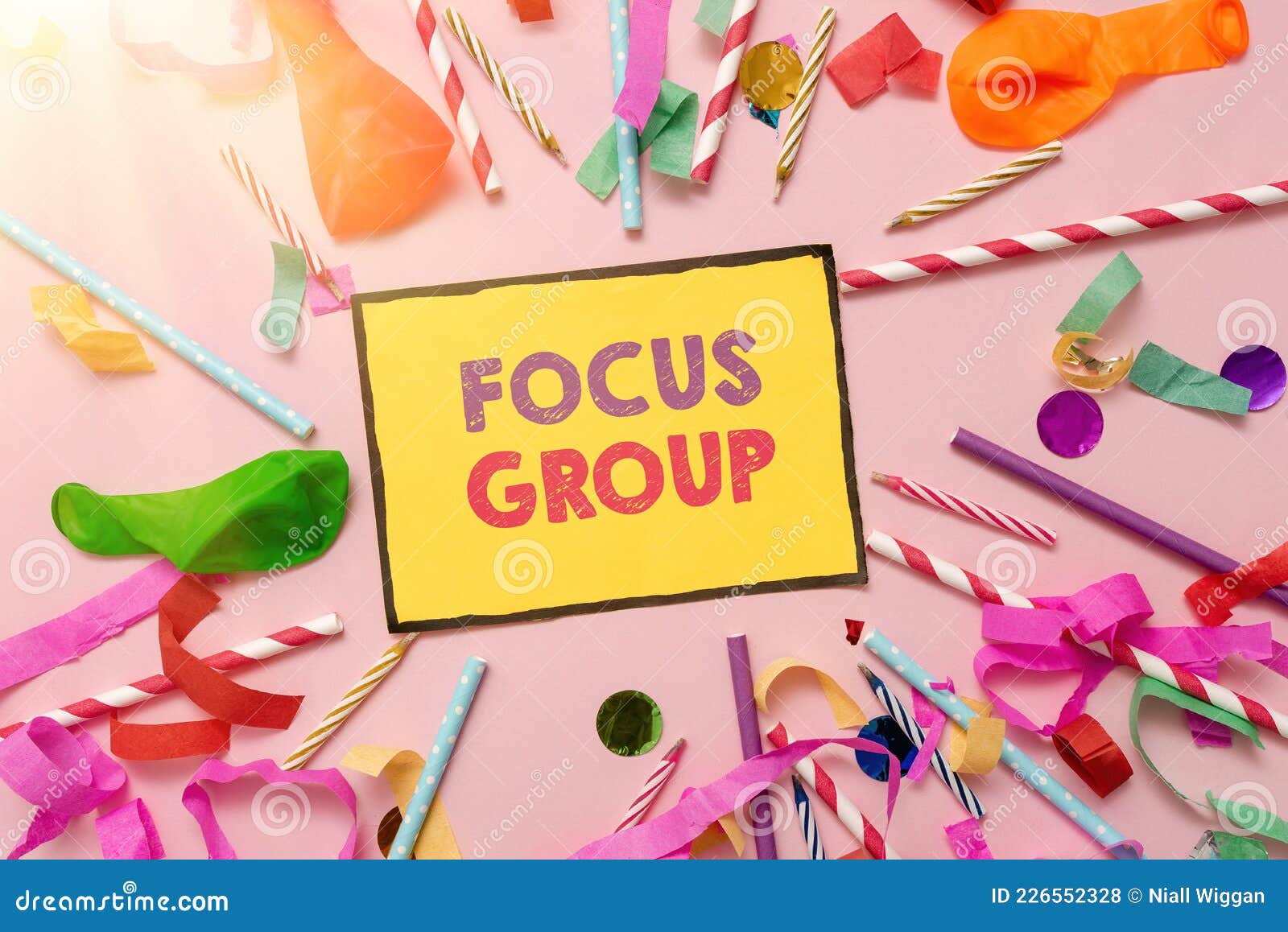 Text Sign Showing Focus Group Word Written On Consist Of