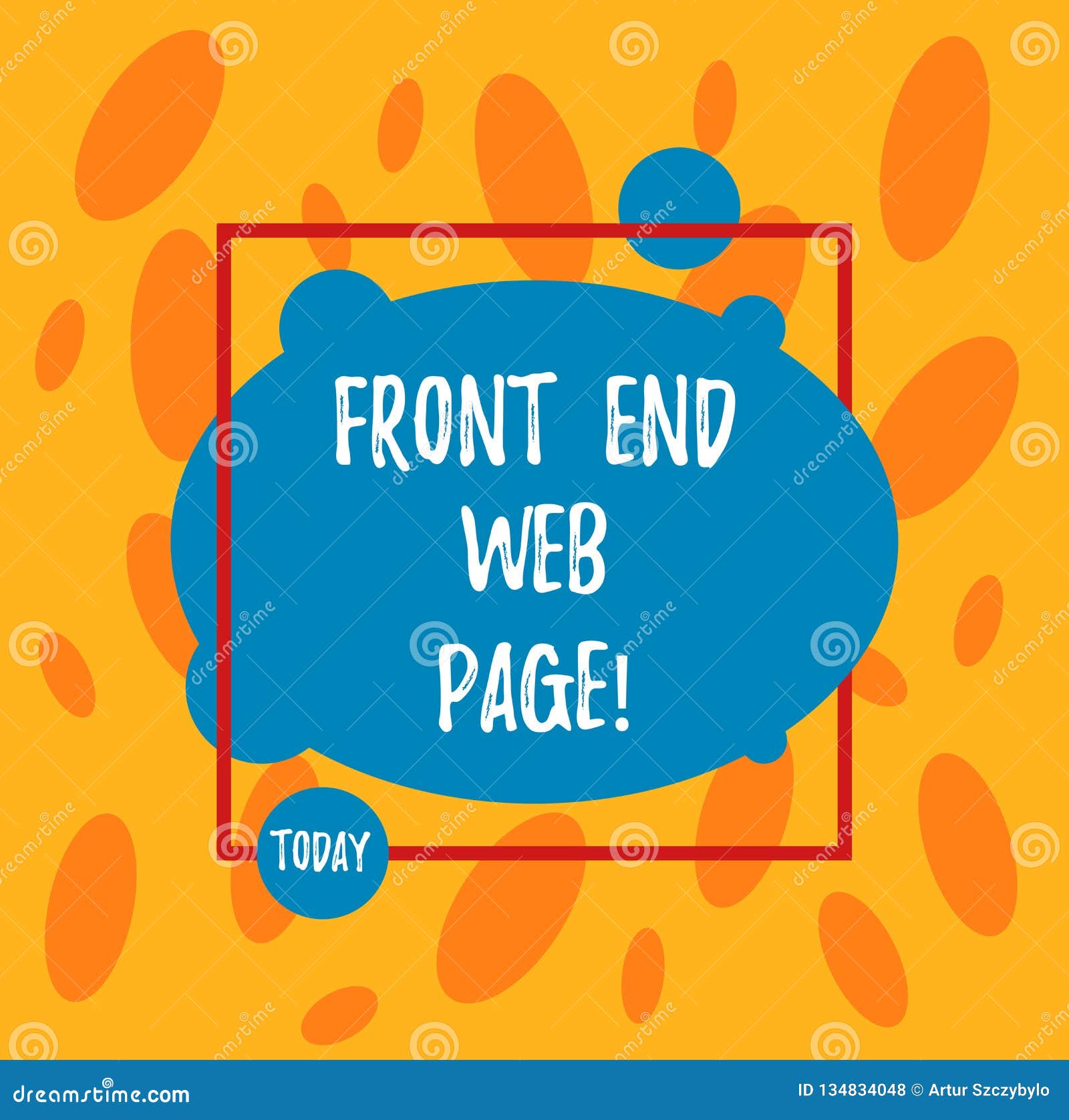 Text Sign Showing Front End Web Page. Conceptual Photo Converting Data into Graphical Interface ...