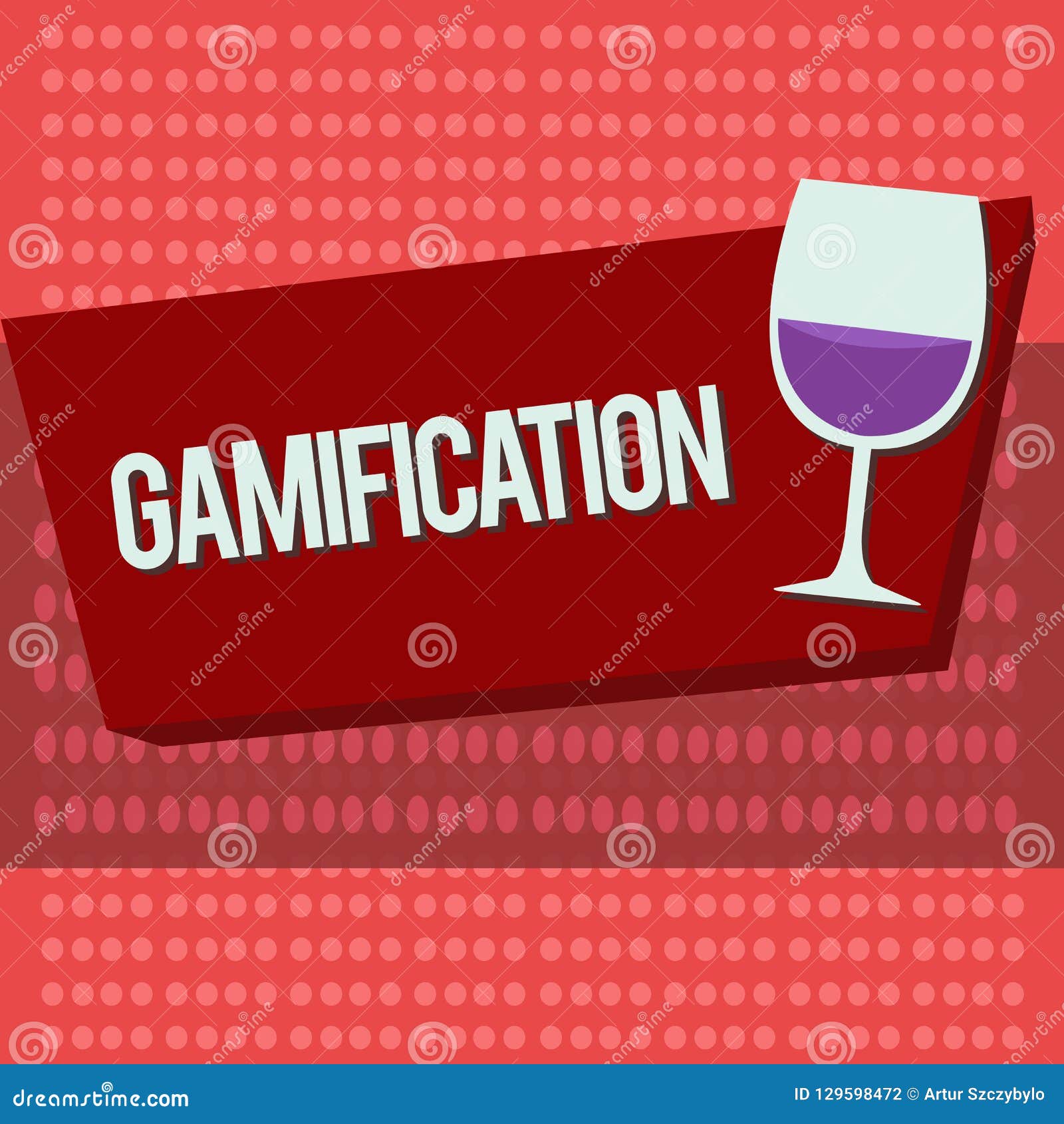 Text Sign Showing Gamification. Conceptual Photo Application of Typical ...
