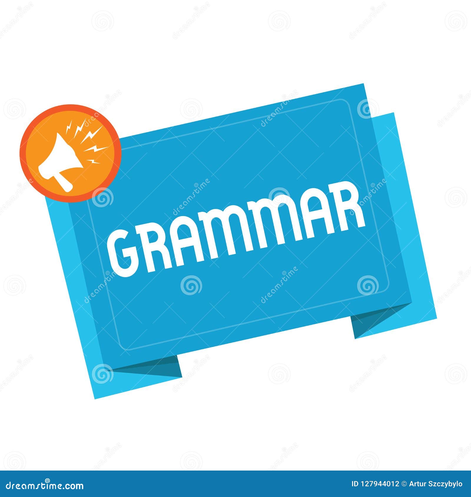 Text Sign Showing Grammar. Conceptual Photo System and Structure of a ...