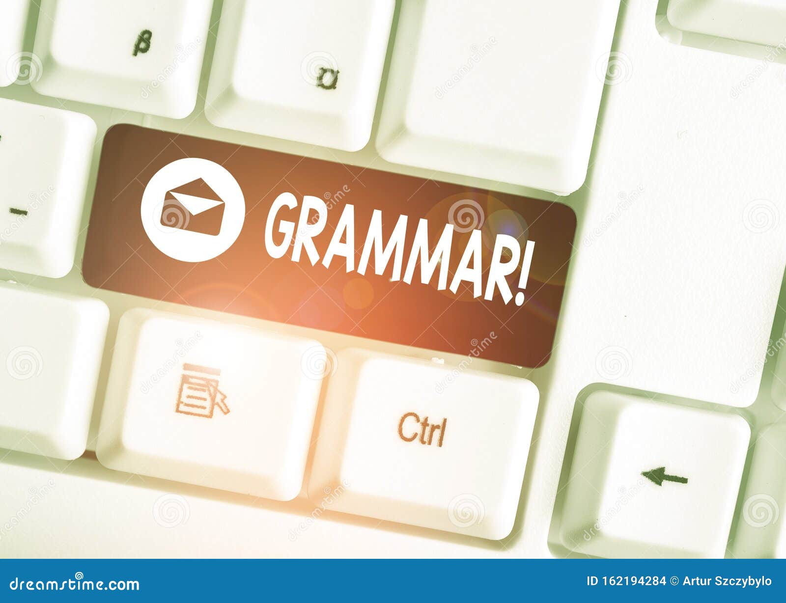 Text Sign Showing Grammar. Conceptual Photo Whole System Structure ...