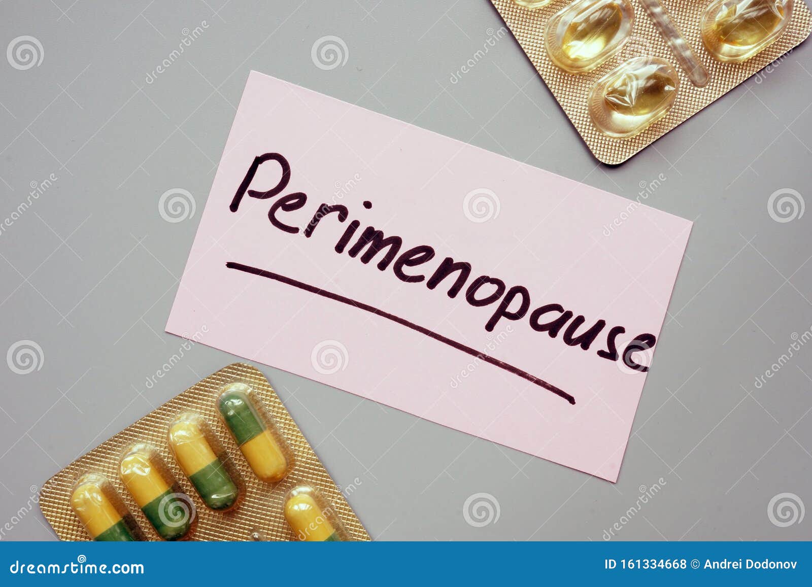 Text Sign Showing Hand Written Words Perimenopause Stock Photo - Image ...