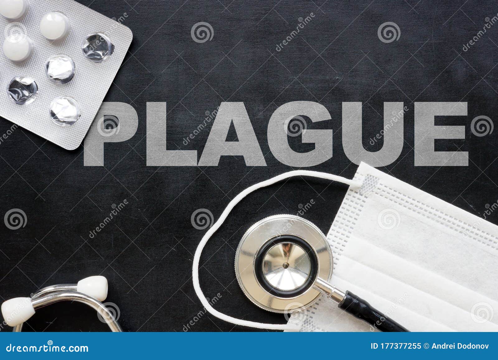 Text Sign Showing Hand Written Words Plague Stock Image - Image of ...