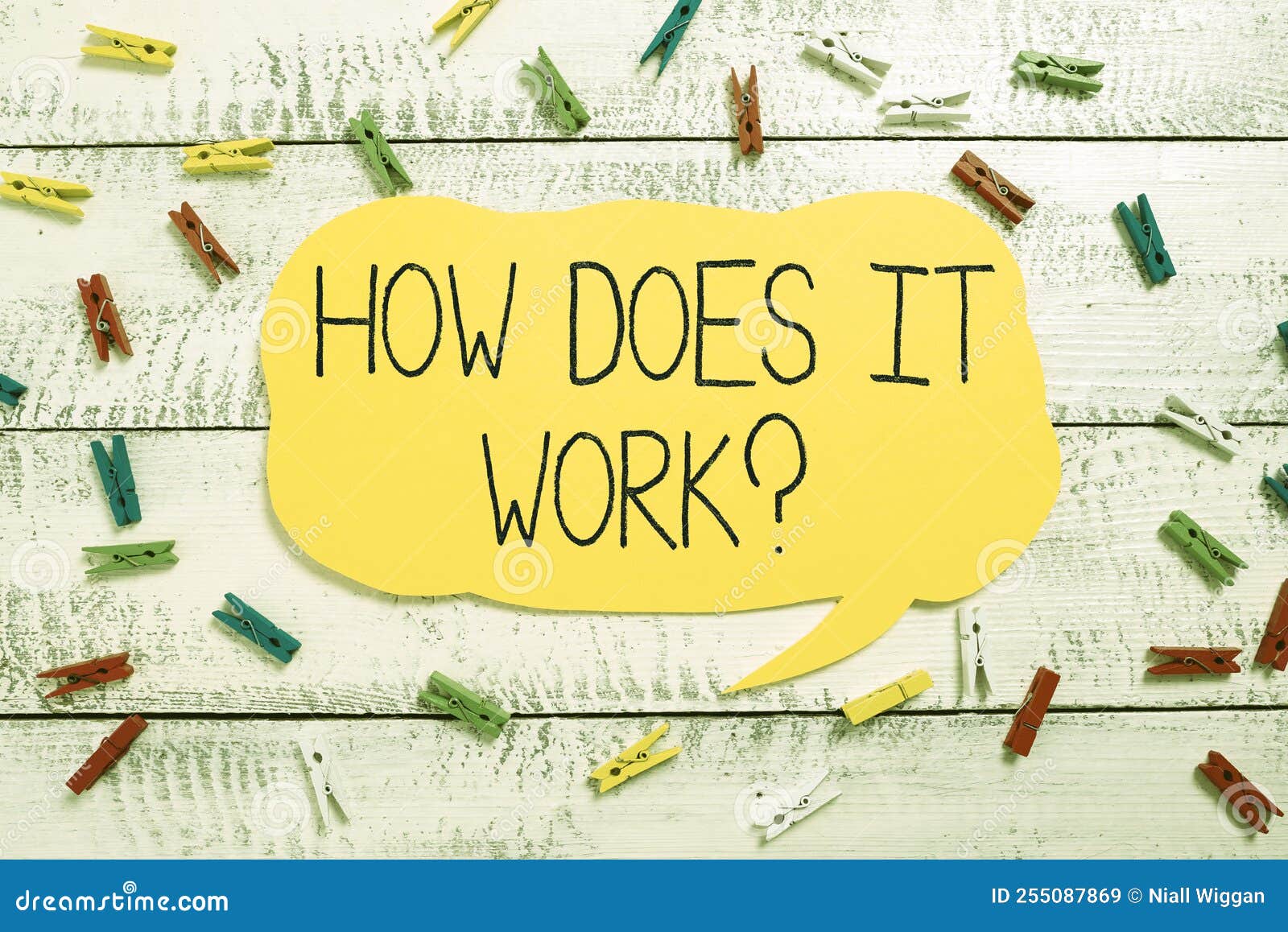 Text Sign Showing How Does it Work QuestionAsking on How Stuff Being ...