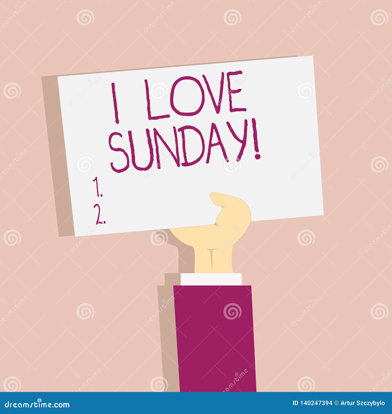Text Sign Showing I Love Sunday. Conceptual Photo To Have Affection for ... Text Sign Showing I Love Sunday. Conceptual Photo To Have Affection for ...