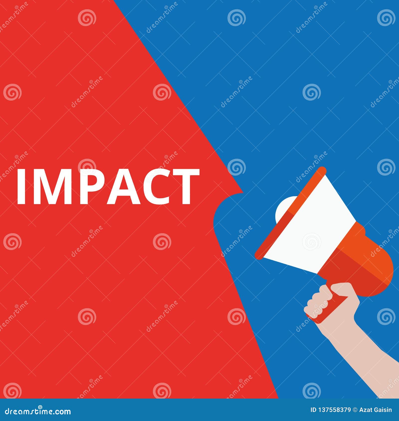 Text sign showing Impact stock illustration. Illustration of drop ...