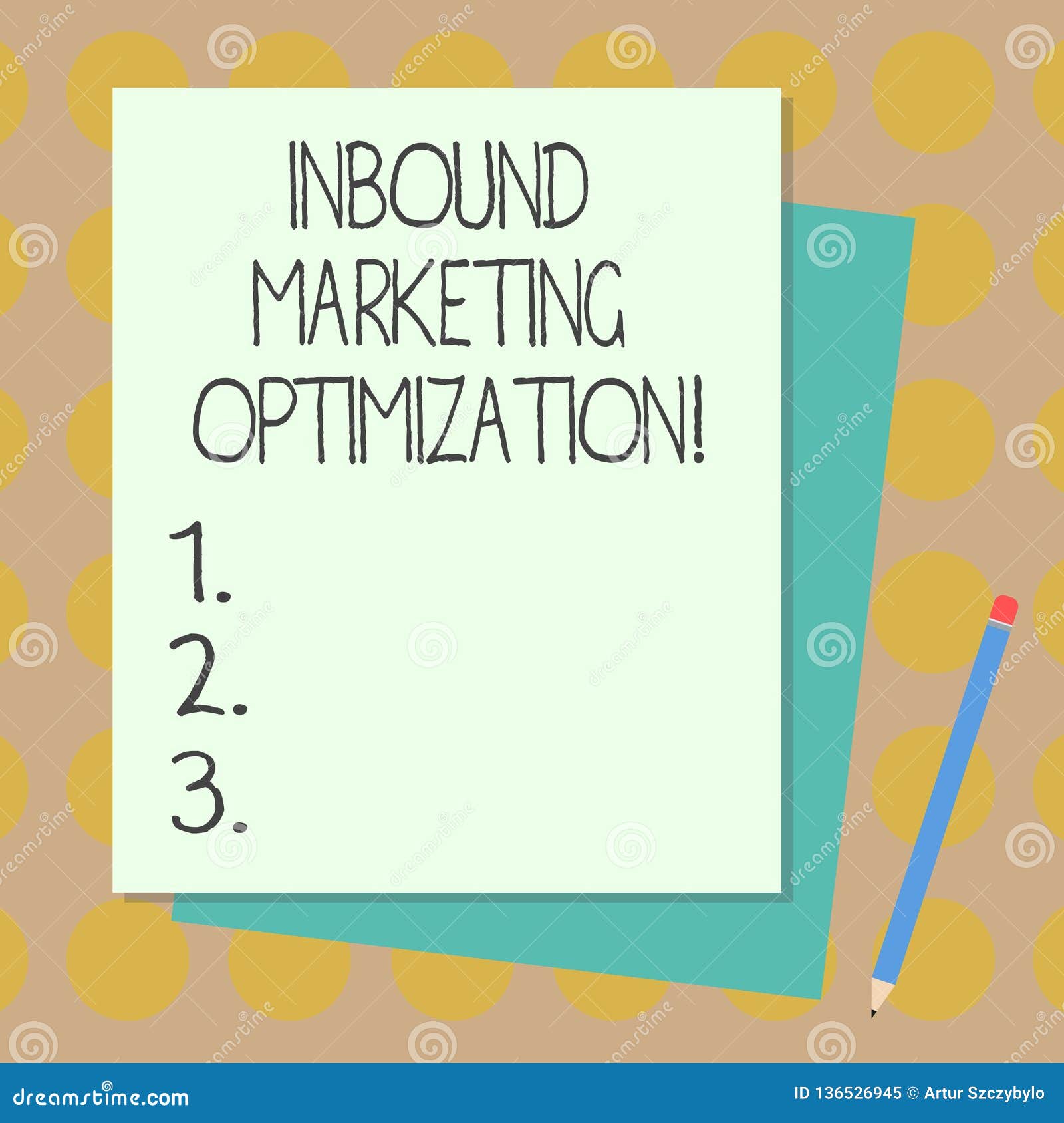 Text Sign Showing Inbound Marketing Optimization. Conceptual Photo ...