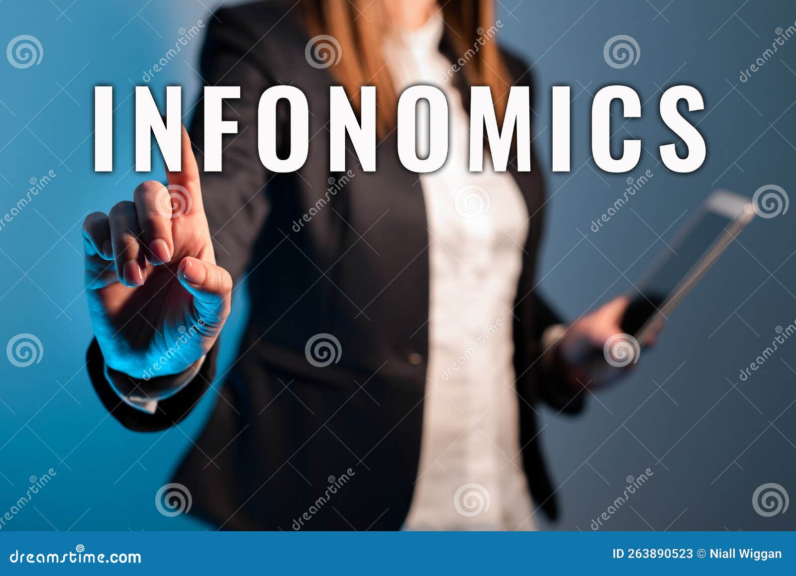 Text Showing Inspiration Infonomics. Business Approach Visual Image ...