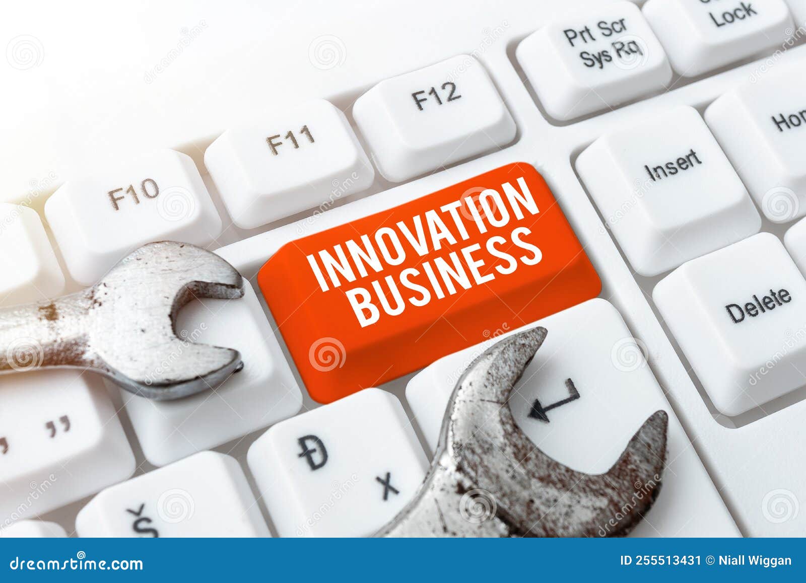 Writing Displaying Text Innovation Business. Business Concept Introduce ...