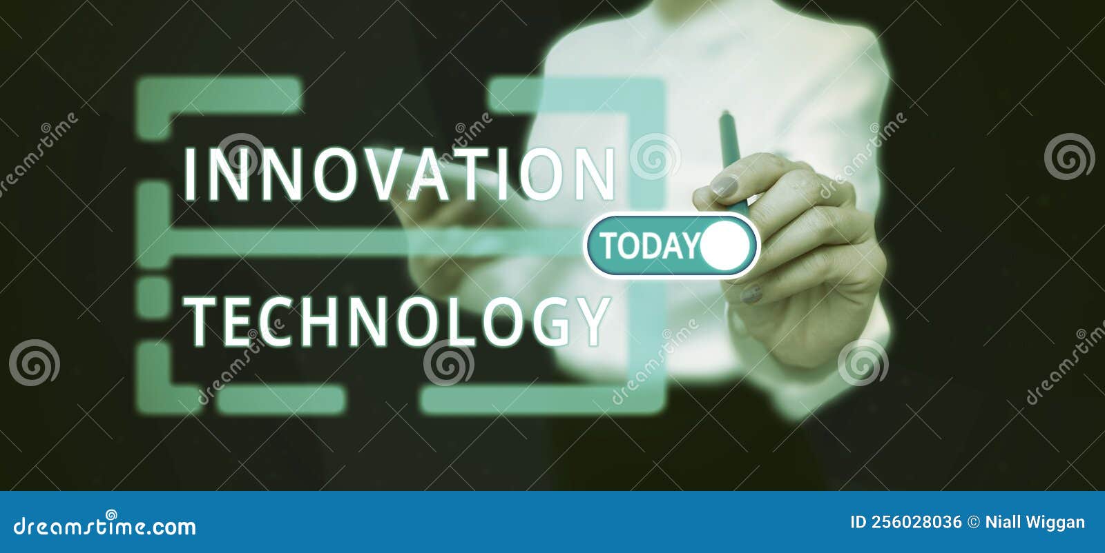 Text Sign Showing Innovation Technology. Concept Meaning New Idea or ...