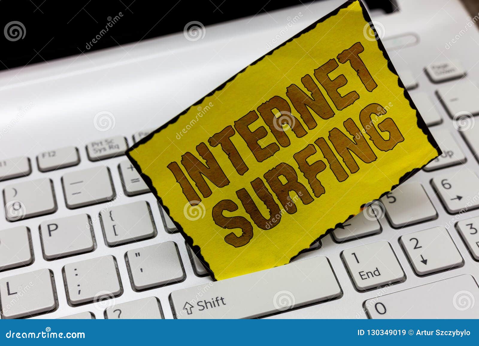 Text Sign Showing Internet Surfing. Conceptual Photo Browsing Hundred ...