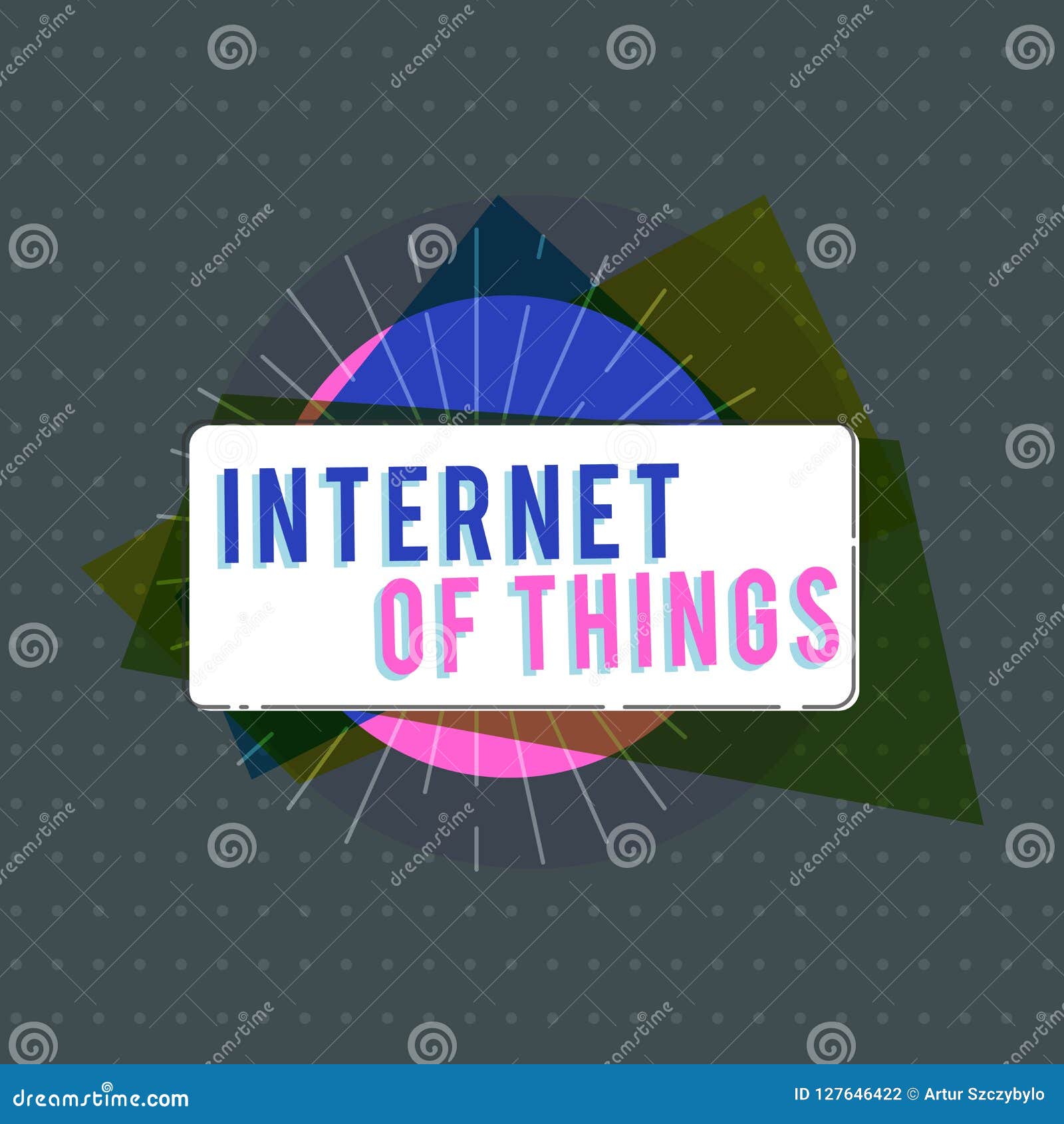 Text Sign Showing Internet of Things. Conceptual Photo Connection of ...