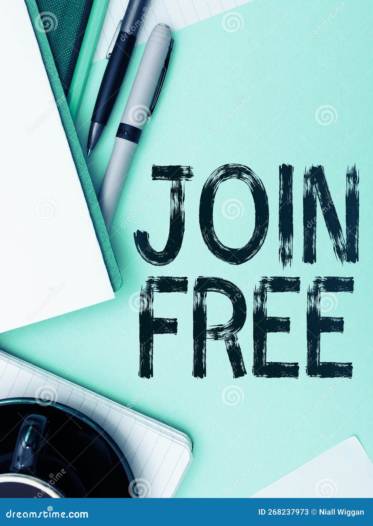 Text Sign Showing Join Free. Business Idea the Act or an Instance of ...