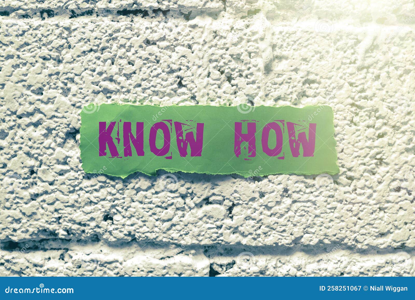 Text Sign Showing Know How. Business Concept the Process To Learn of ...