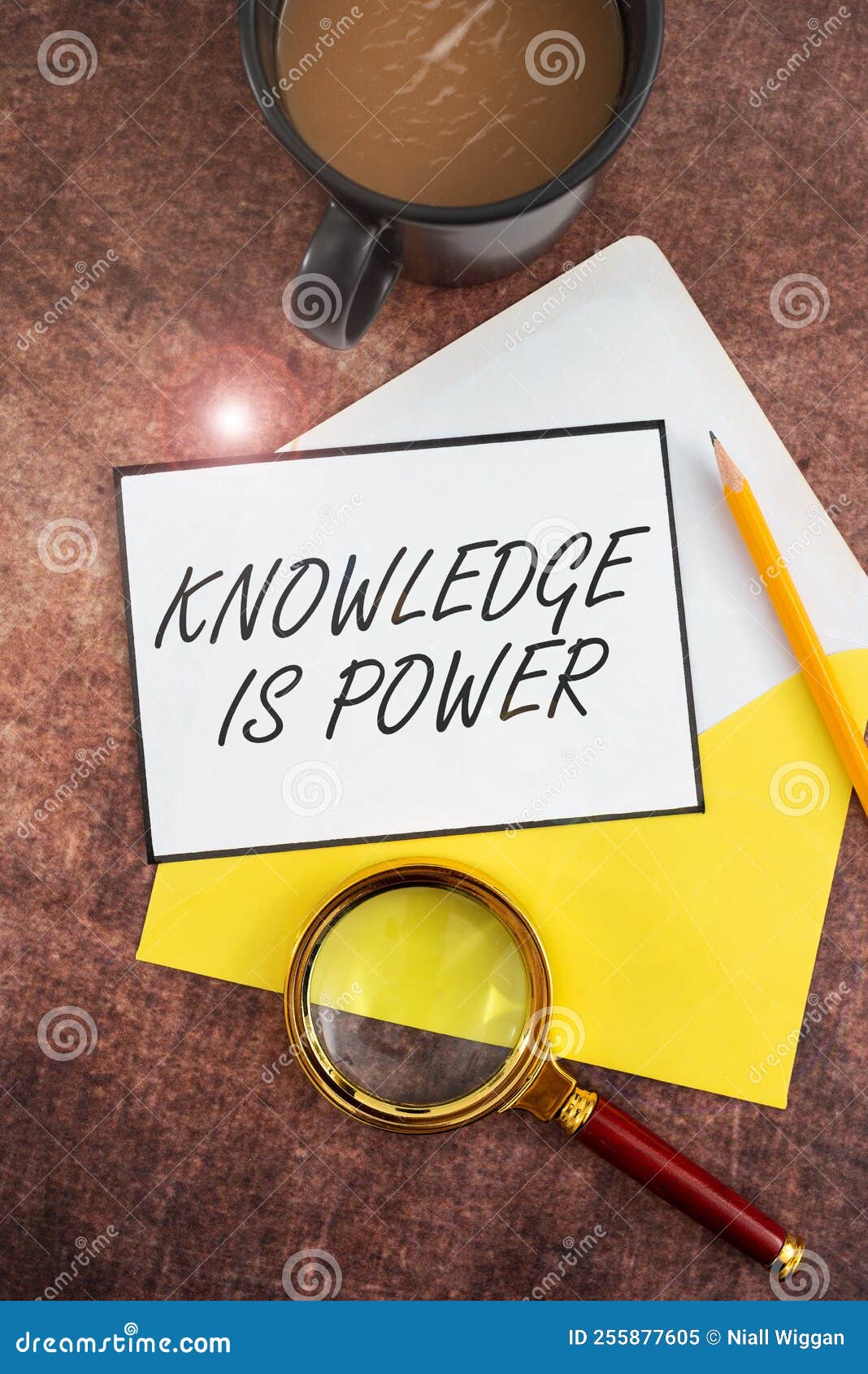 Text Sign Showing Knowledge is Powerskills Acquired through Experience ...
