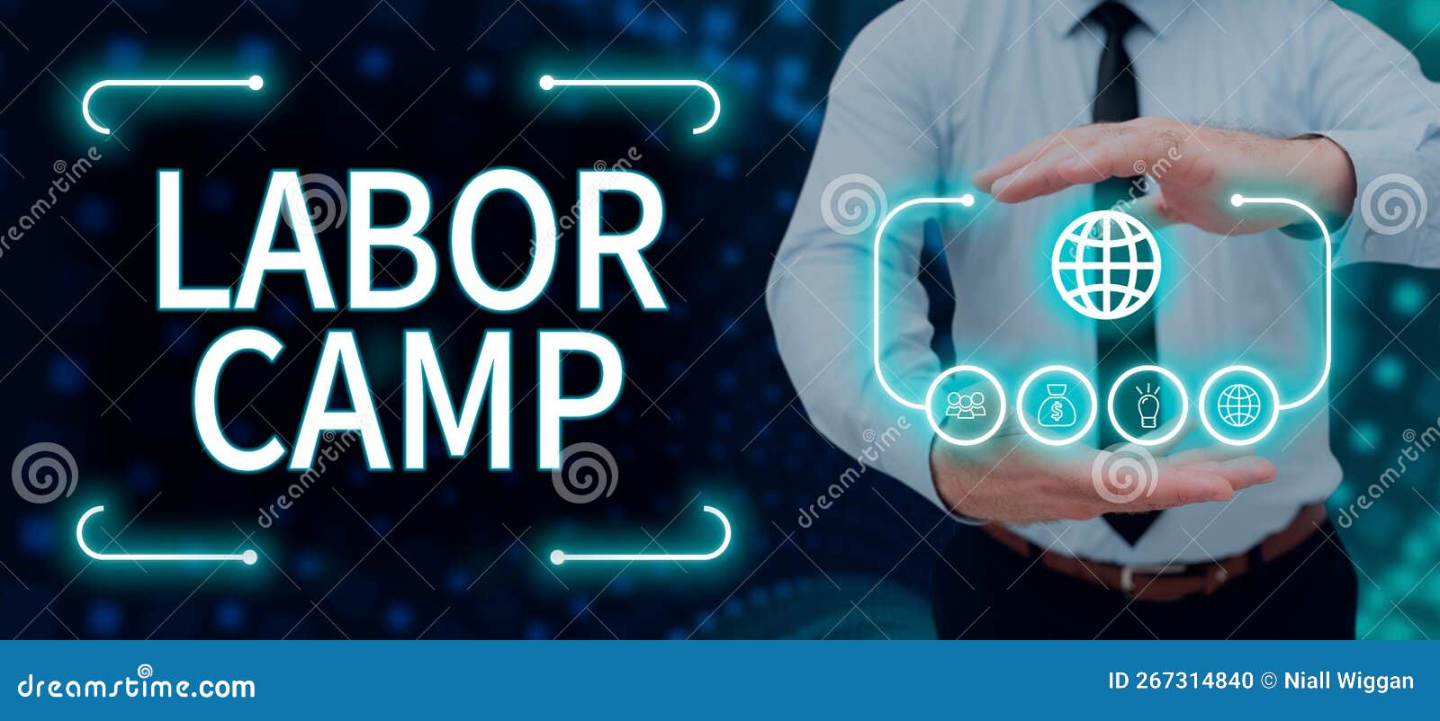 Text Sign Showing Labor Camp. Business Showcase a Penal Colony Where ... Text Sign Showing Labor Camp. Business Showcase a Penal Colony Where ...