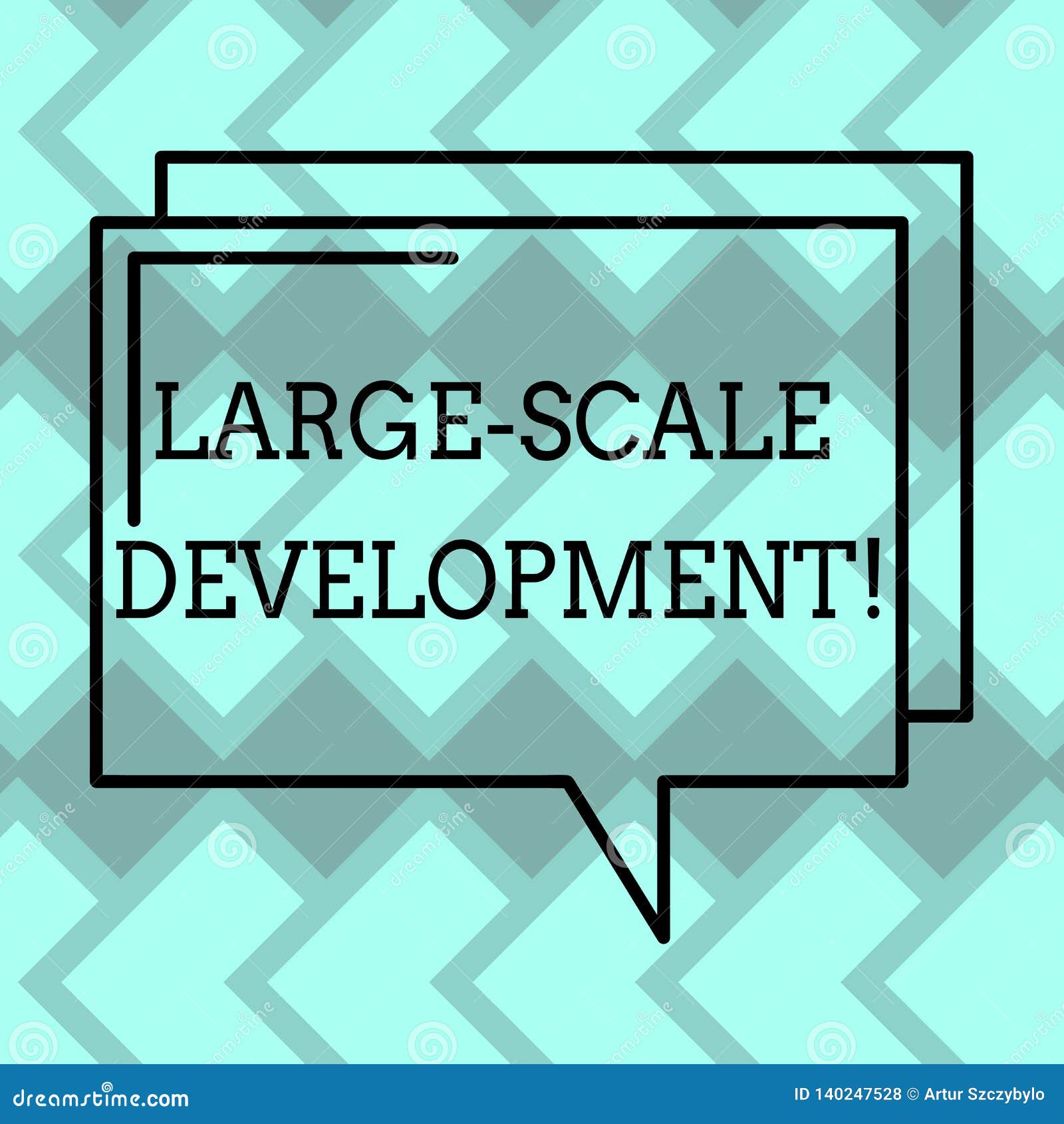 Text Sign Showing Large Scale Development. Conceptual Photo Develop on ...