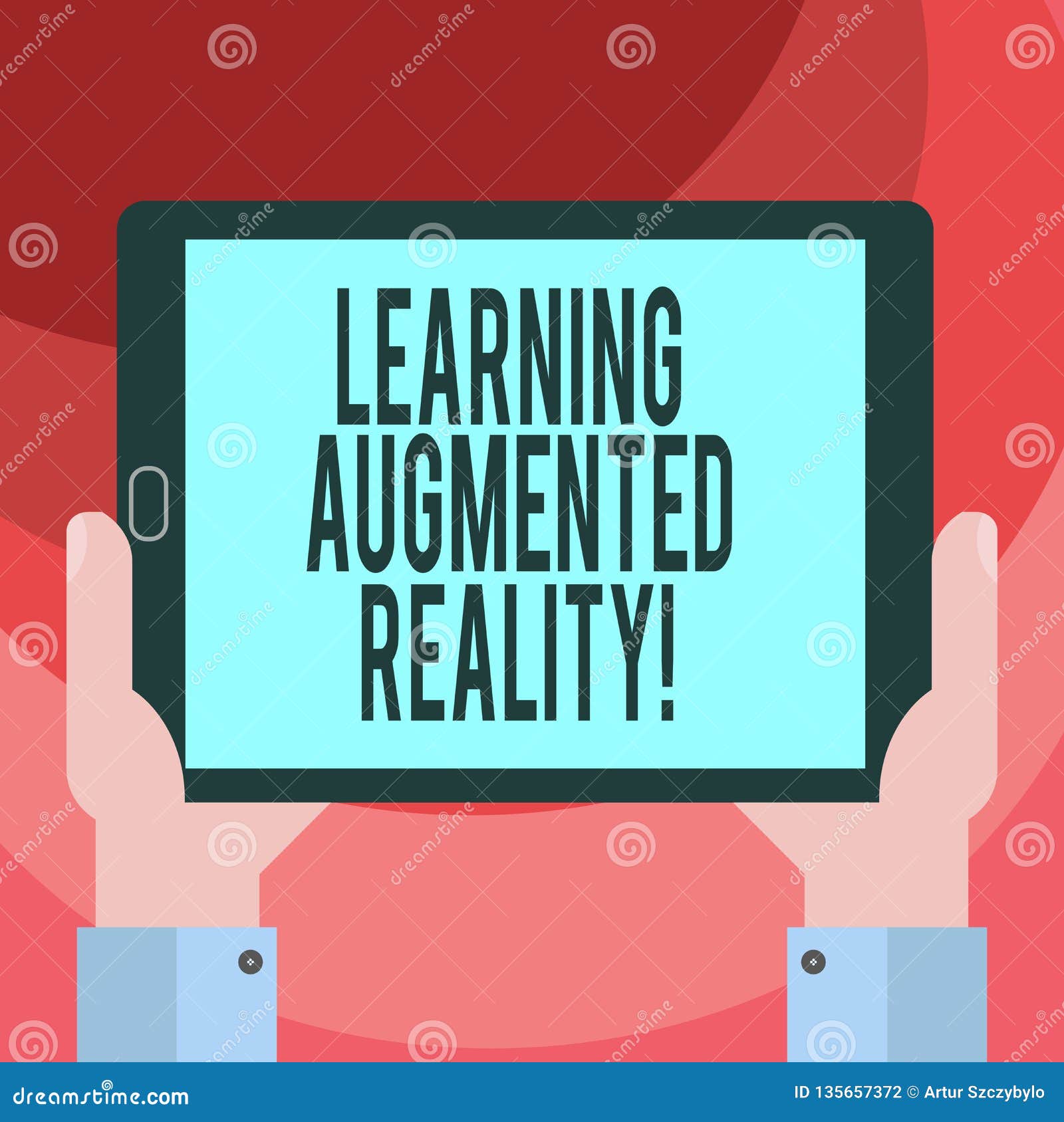 Text Sign Showing Learning Augmented Reality. Conceptual Photo ...