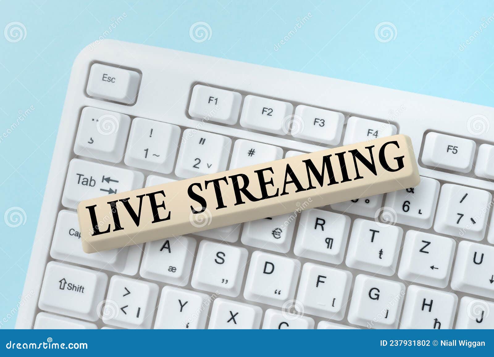 Text Sign Showing Live Streaming. Word for Displaying Audio or Media ...