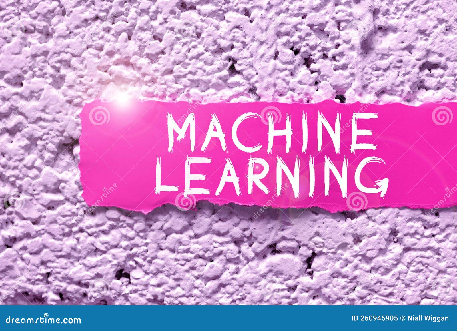 Text Sign Showing Machine Learning. Conceptual Photo the Concept that a ...