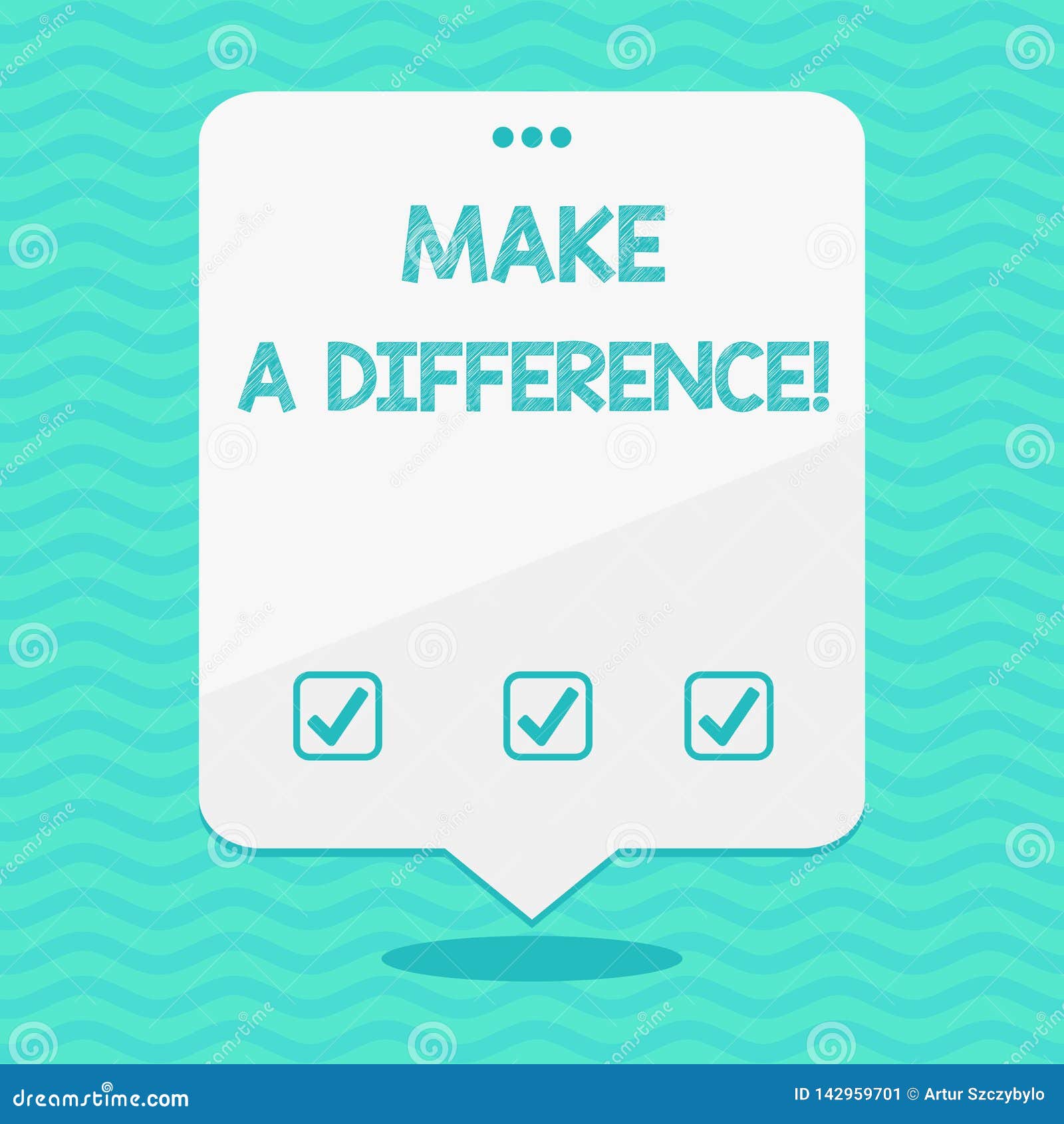 Text Sign Showing Make a Difference. Conceptual Photo Have Significant ...