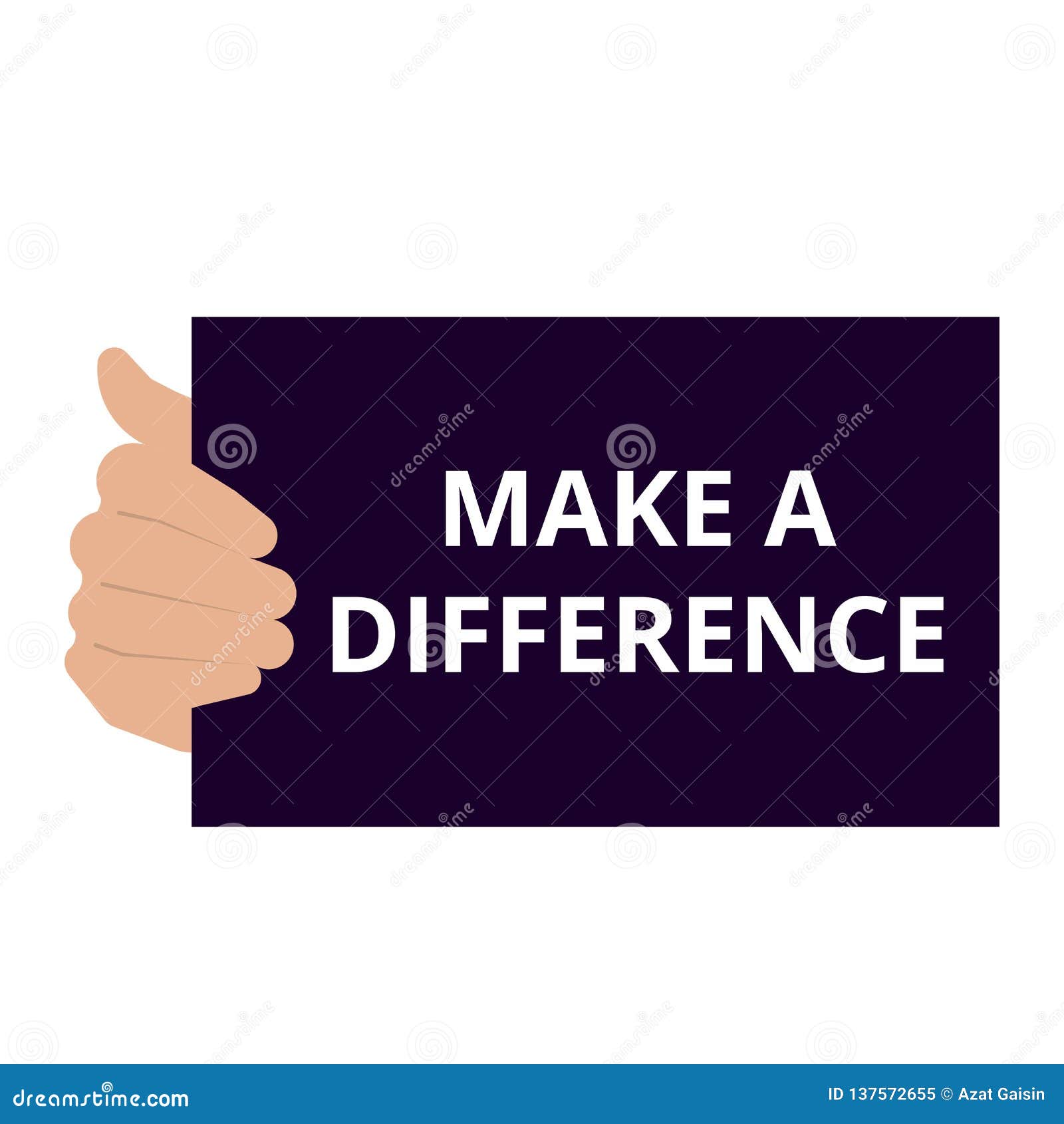 Text Sign Showing Make a Difference Stock Illustration - Illustration ... Text Sign Showing Make a Difference Stock Illustration - Illustration ...