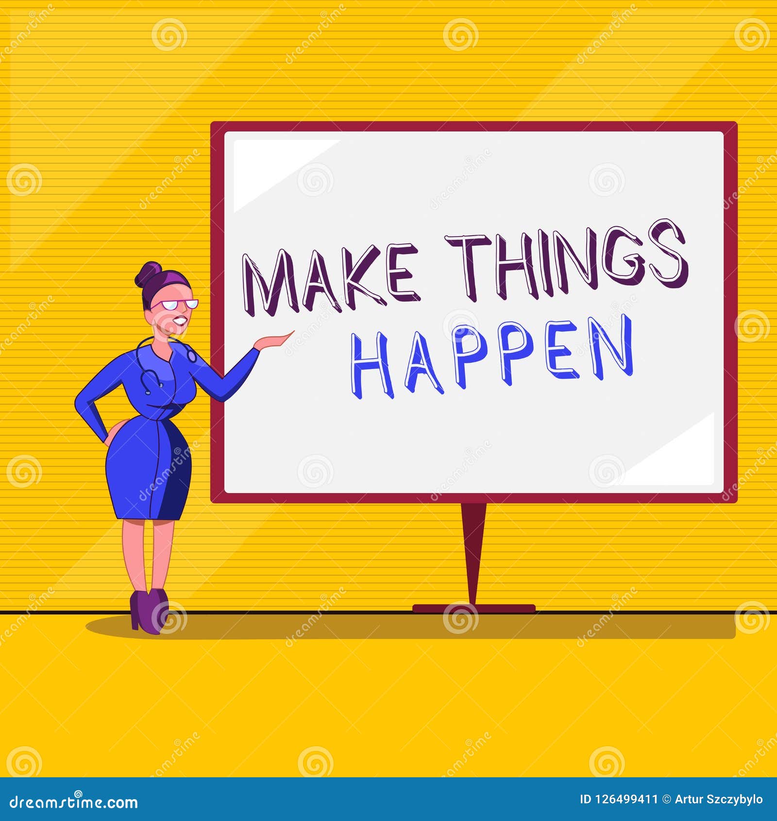 Text Sign Showing Make Things Happen. Conceptual Photo Exert Effort To ... Text Sign Showing Make Things Happen. Conceptual Photo Exert Effort To ...
