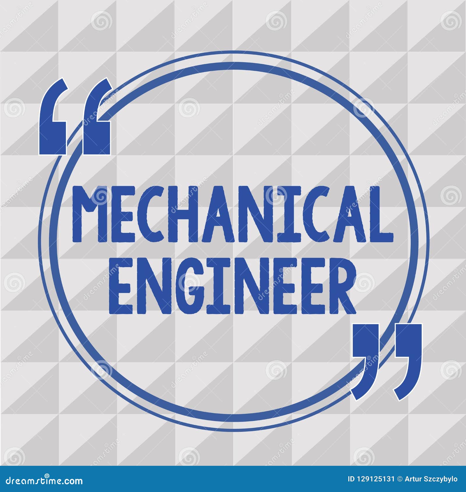 Text Sign Showing Mechanical Engineer. Conceptual Photo Applied ...