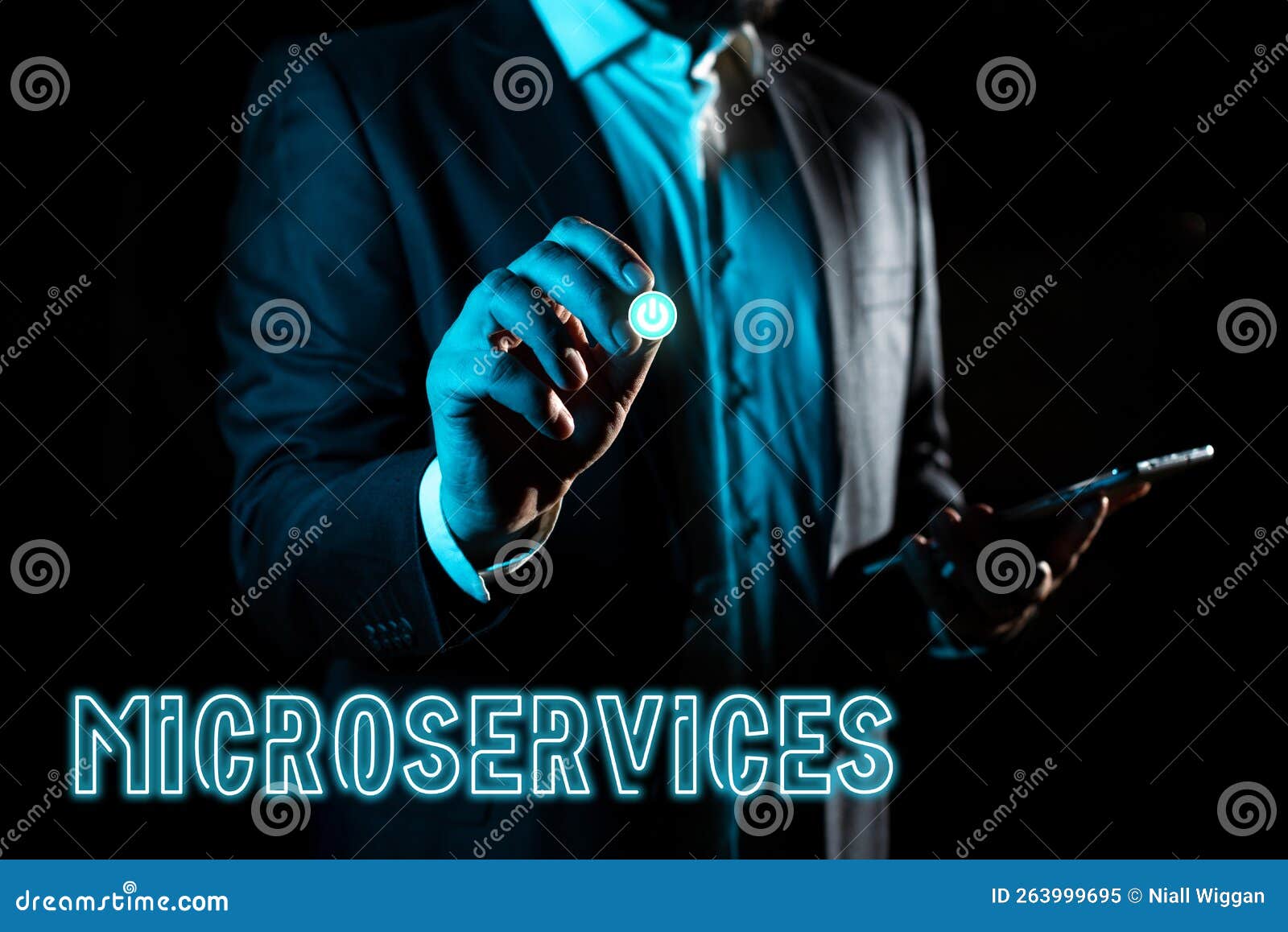 Text Sign Showing Microservices. Conceptual Photo Software Development ...