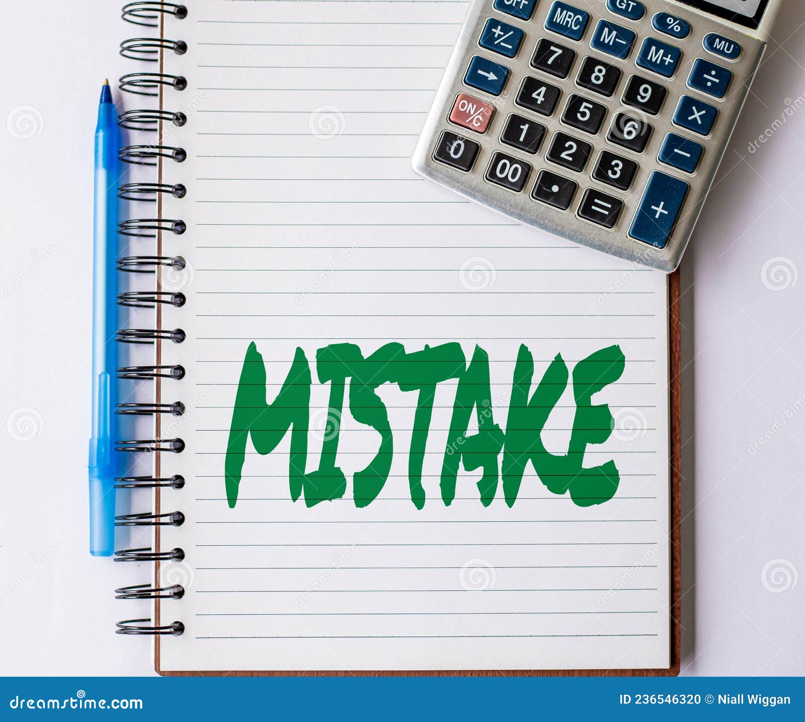 Text Sign Showing Mistake. Concept Meaning Something Not Correct Lack ...