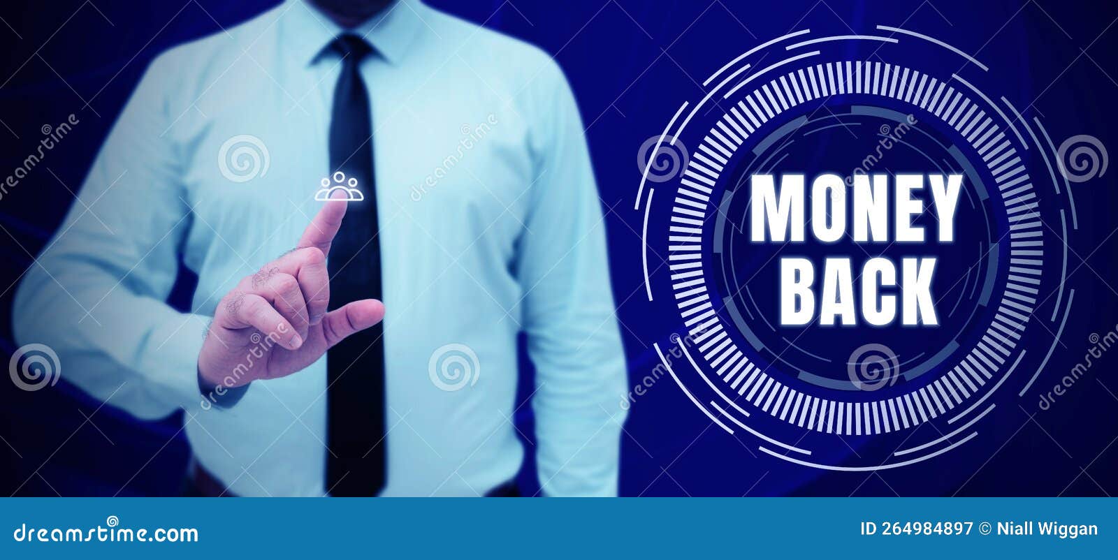 Text Sign Showing Money Back. Word for Get What You Paid in Return for ...