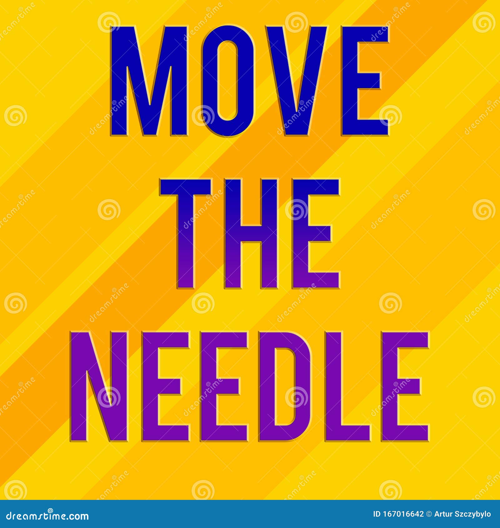 Text Sign Showing Move the Needle. Conceptual Photo Make a Noticeable ...