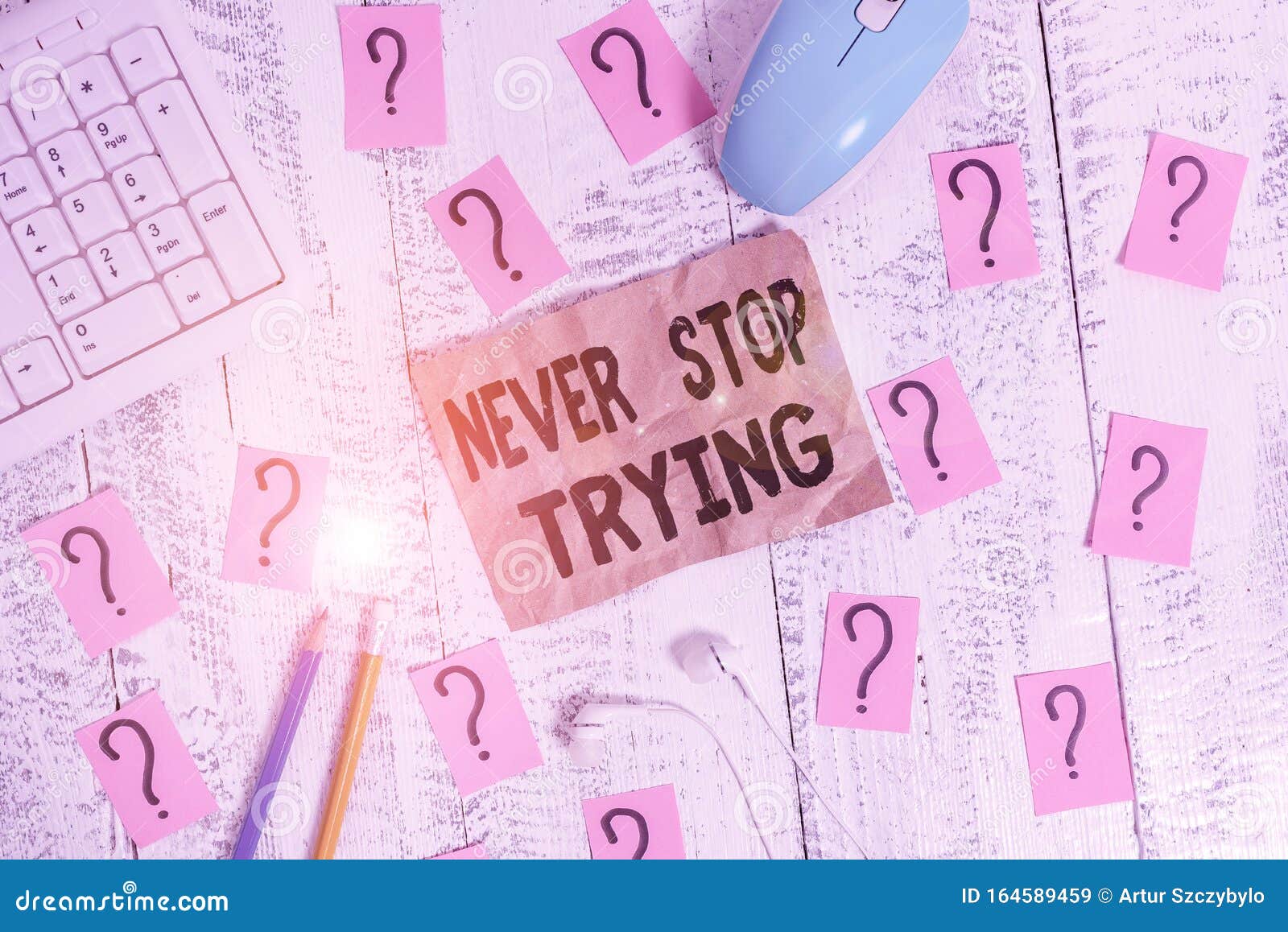 Text Sign Showing Never Stop Trying. Conceptual Photo Do Not Give Up ...