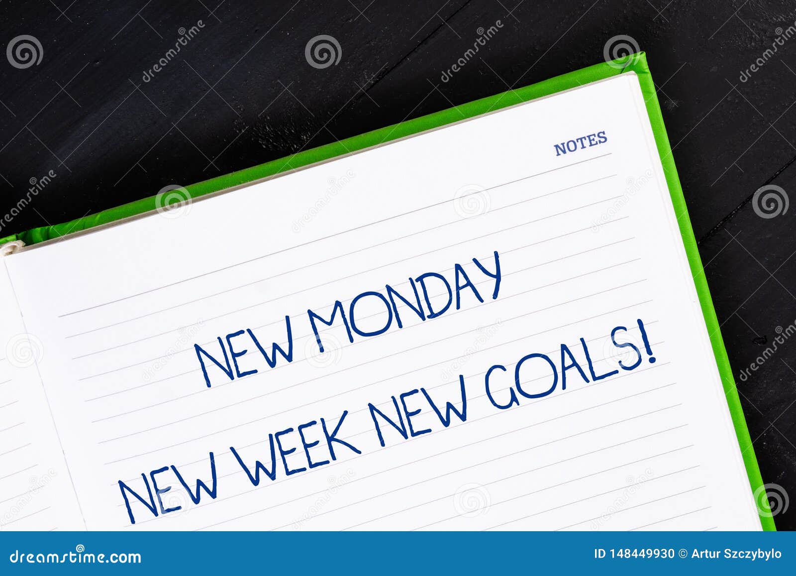 Text Sign Showing New Monday New Week New Goals. Conceptual Photo ... Text Sign Showing New Monday New Week New Goals. Conceptual Photo ...