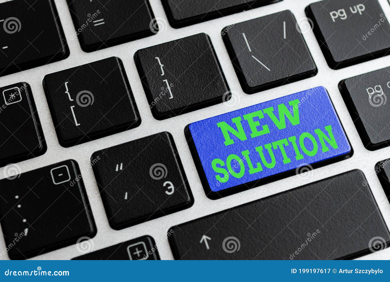 Text Sign Showing New Solution. Conceptual Photo Modern Innovation ...