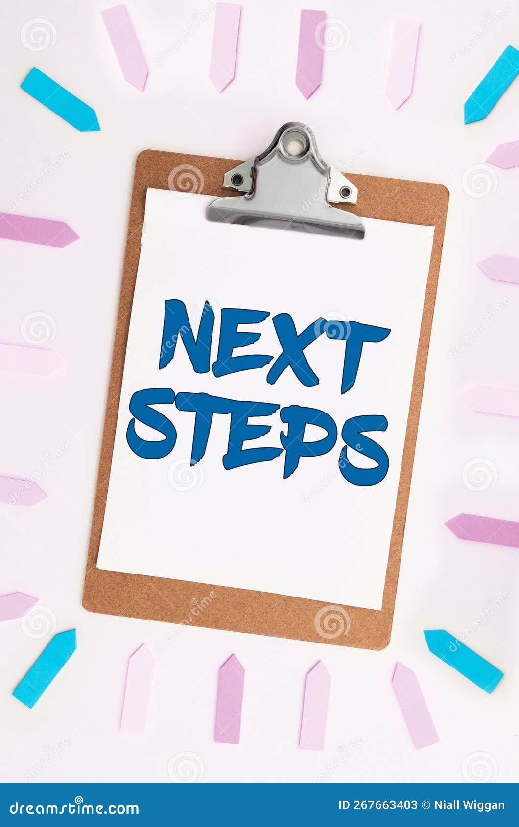 Text Sign Showing Next Steps. Word for Numper of Process Going To Be ...