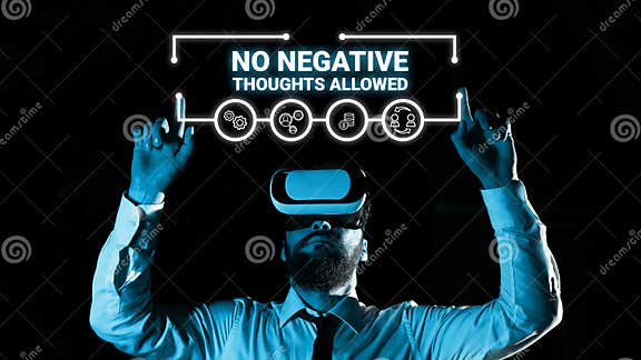 Writing Displaying Text No Negative Thoughts Allowed. Business Approach ... Writing Displaying Text No Negative Thoughts Allowed. Business Approach ...