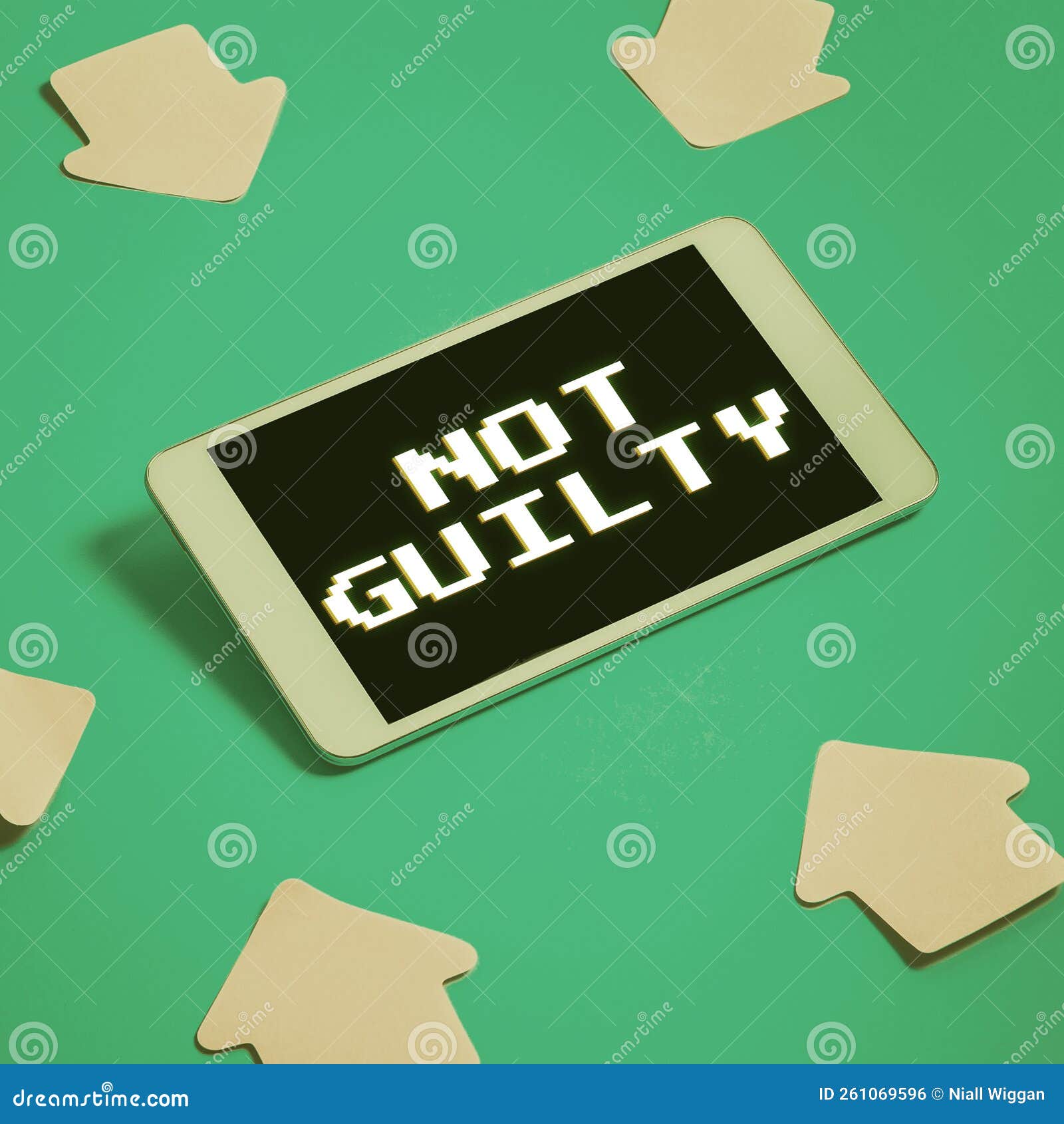 Conceptual Display Not Guilty. Business Concept Someone is Innocent ...