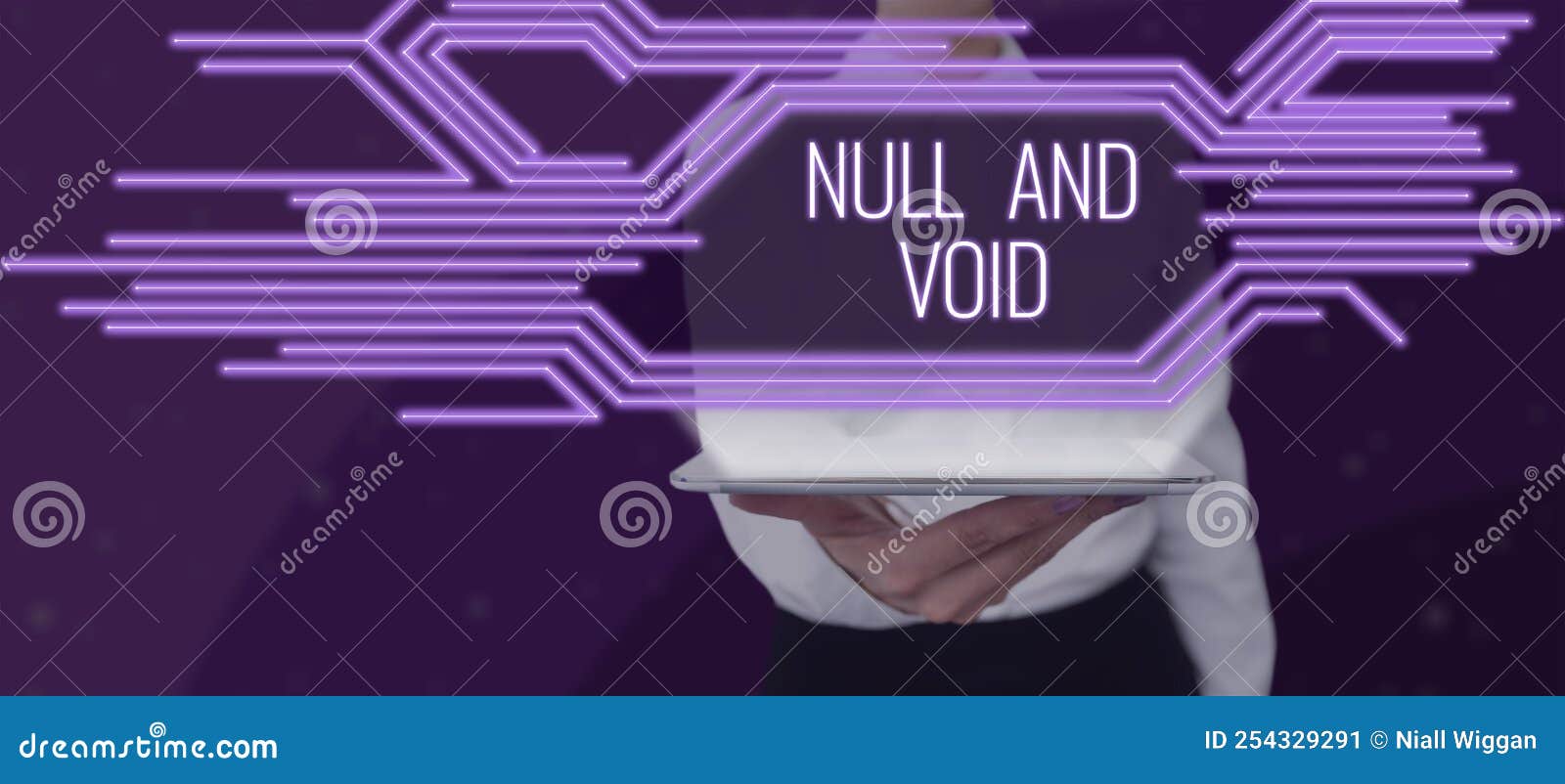 Text Caption Presenting Null and Void. Internet Concept Cancel a ...