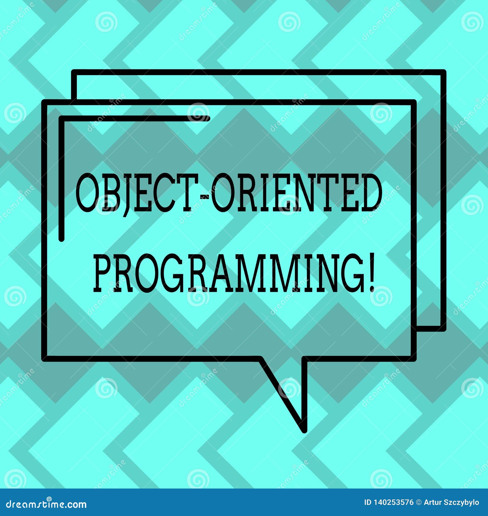 Text Sign Showing Object Oriented Programming. Conceptual Photo Language Model Objects Rather ...