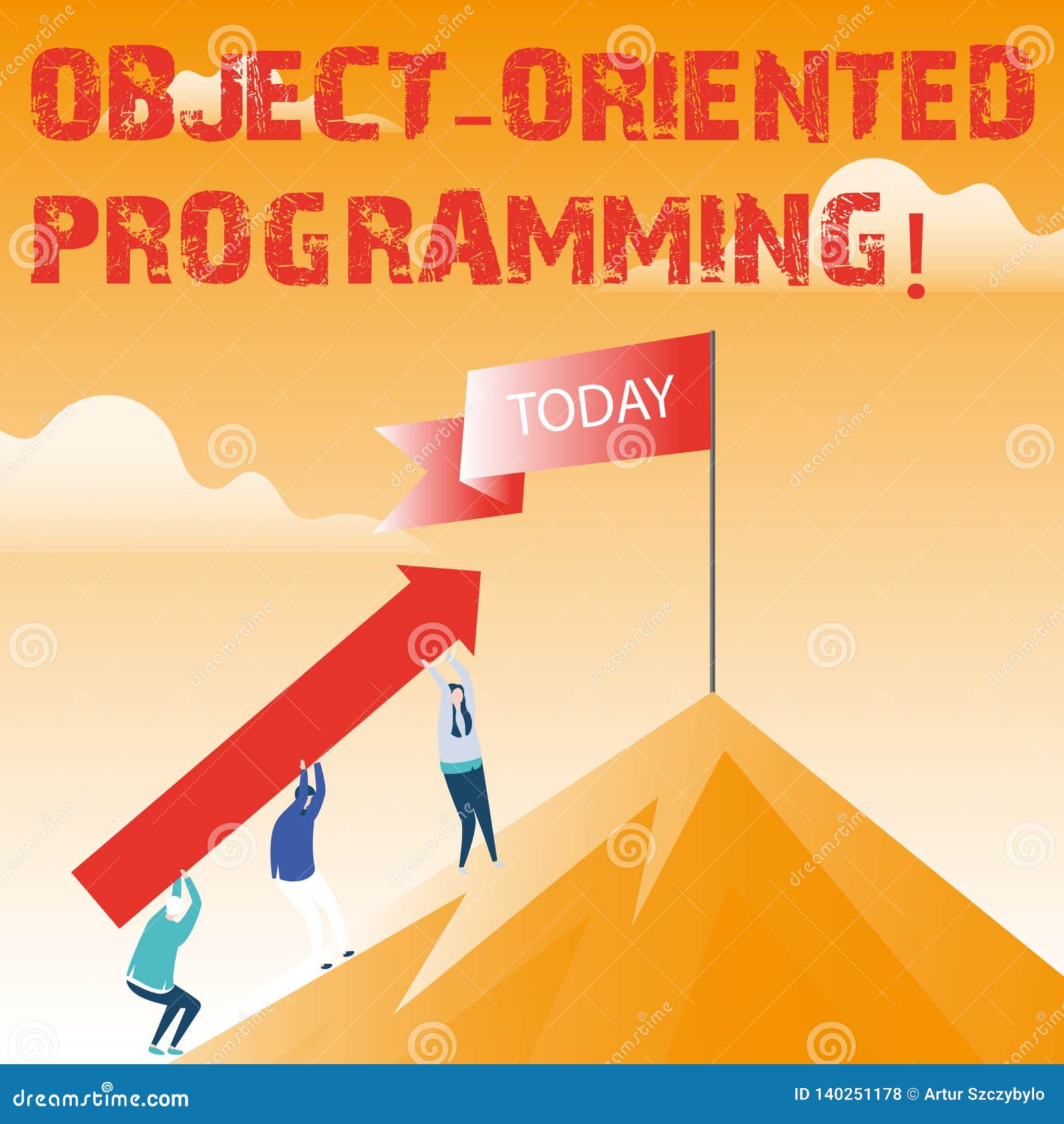 Text Sign Showing Object Oriented Programming Conceptual Photo Language Model Objects Rather